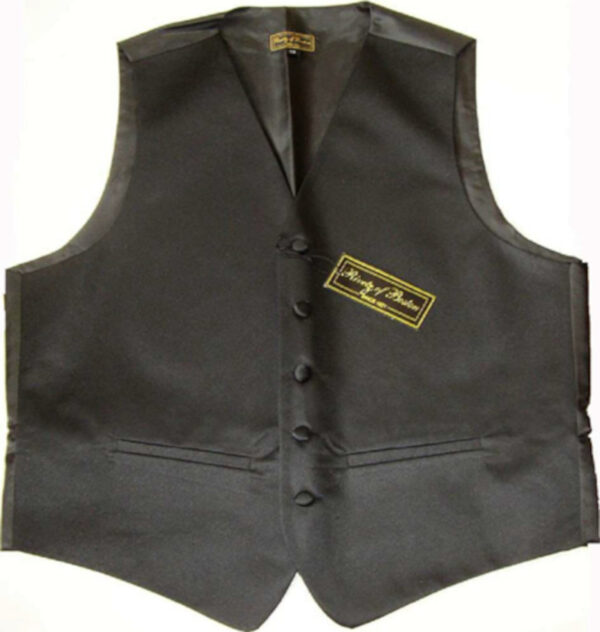 Custom Satin Vest with Logo - Loyalty Brand Products